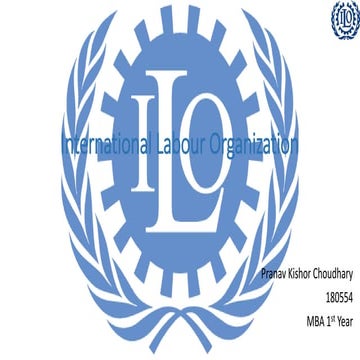 International Labour Organization | PPTX