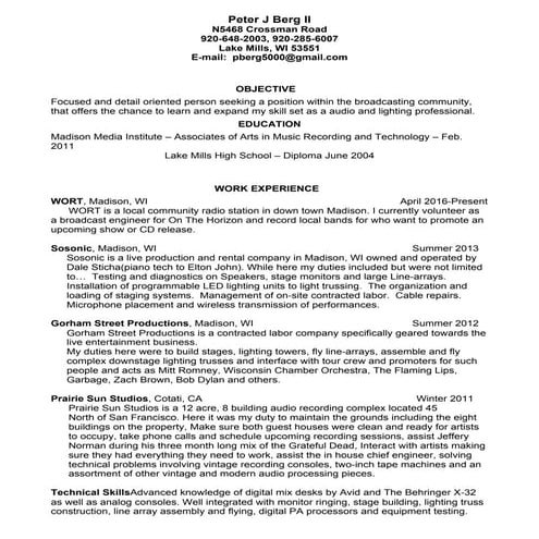Resume | DOCX