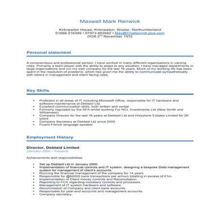 Michael Anthony Wild | DOC