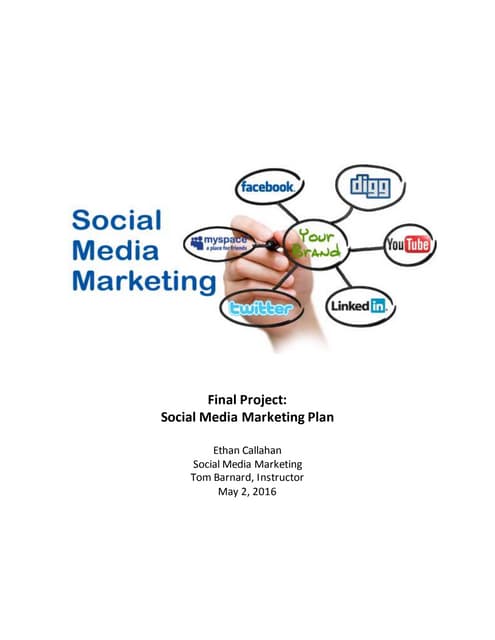 Social Media Marketing Final Project | PPT