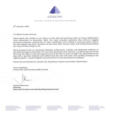 Arrow Reference | PDF