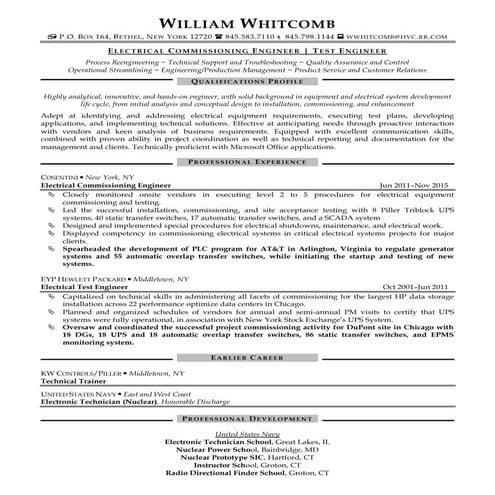 William Whitcomb Resume | PDF