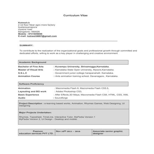 kotresh | DOC | Technology & Computing