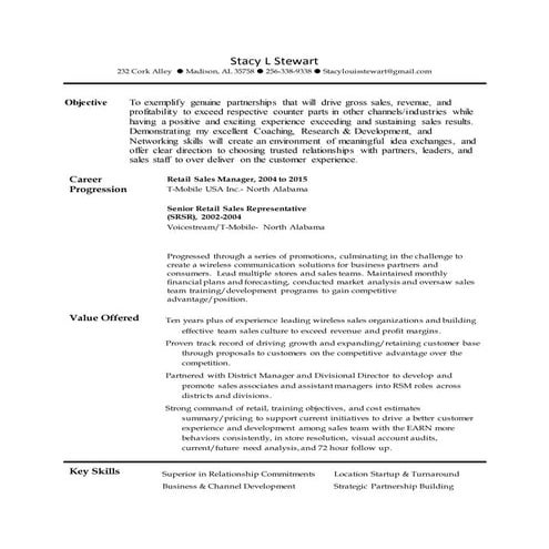 Stacy Resume 2 | PDF