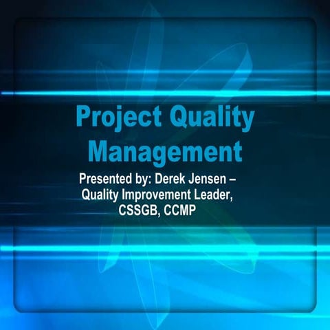 project_quality_management | PPT