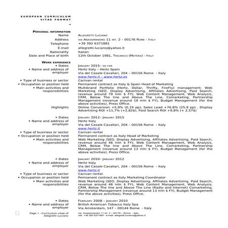 CV_eu Luciano Allegretti_en | PDF