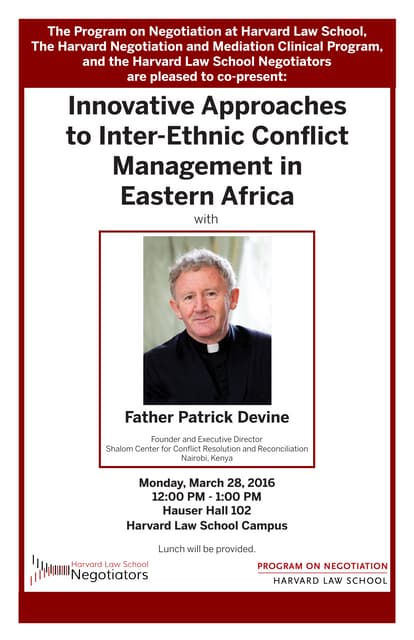 Fr. Patrick Devine presentations