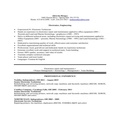 RESUME | PDF | Free Download