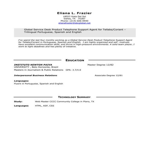 2015-April Eliana Resume | PDF