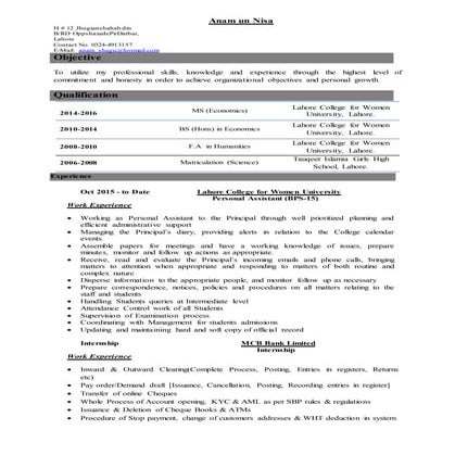 anam cv | DOCX