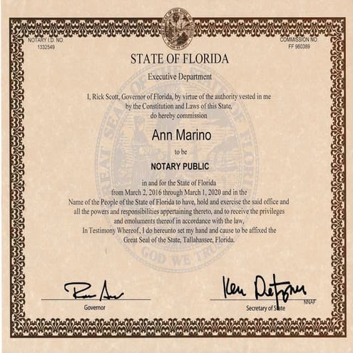 Notary License | PDF