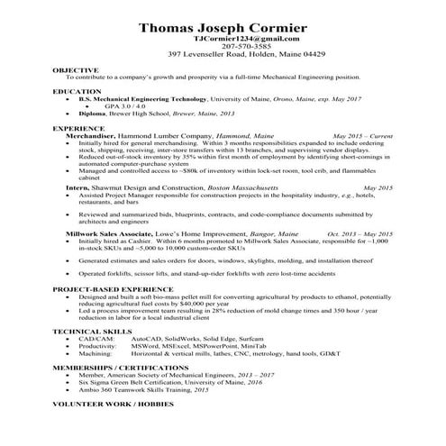 Thomas Cormier presentations