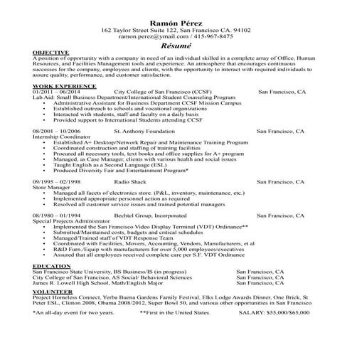 Perez R res 11212016 gnrl | PDF