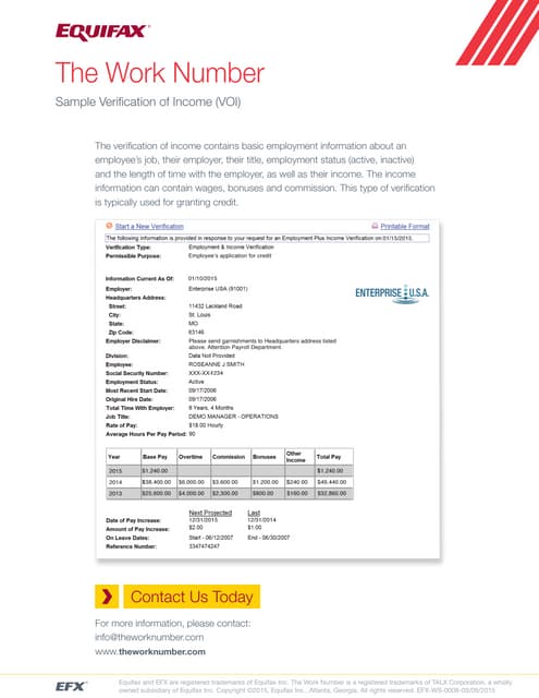 Sample Employment Verification | PDF | Careers