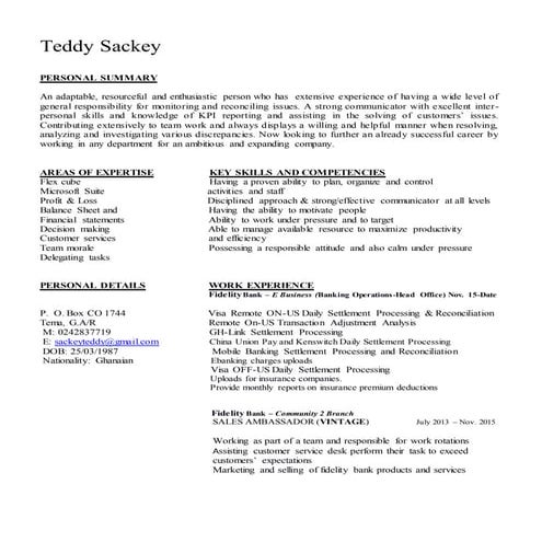 TEDDY CV | DOCX