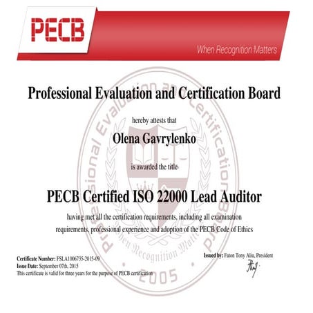 certificate | PPT