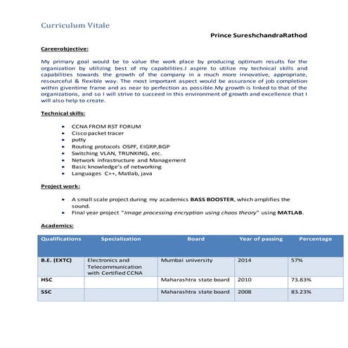Prashant Resume | DOC