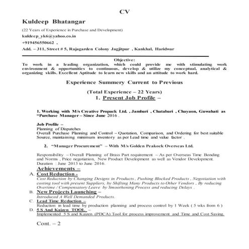 DLK Resume 2yrs Exp.. | DOCX