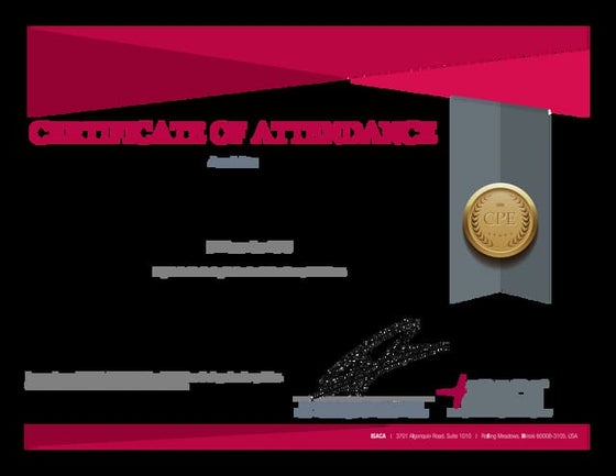 IMF Certificate | PPT