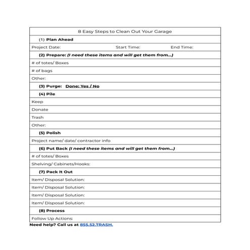 8 Easy to Steps Cleaning Out Your Garage Checklist.pdf