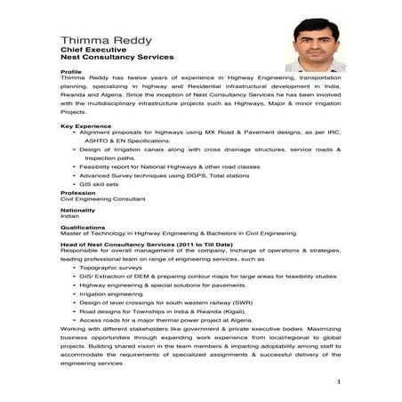 CV-Thimma Reddy | PDF
