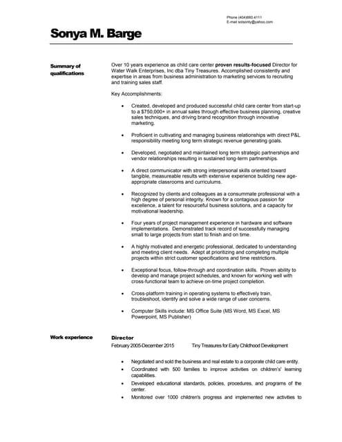 Modified resume | PDF