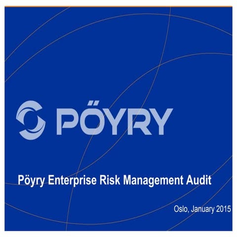 Poyry Risk Management Audit ver 4 | PPTX