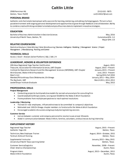 Samantha Batty Resume | PDF