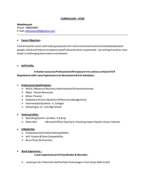 Placement_CV | PDF