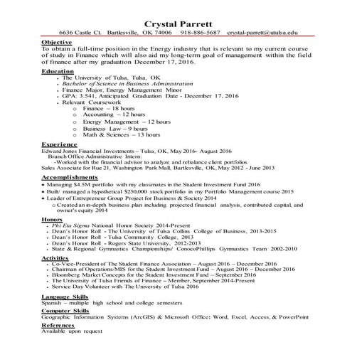 Resume Max Fahlsing - as of September 20,2016 | DOCX