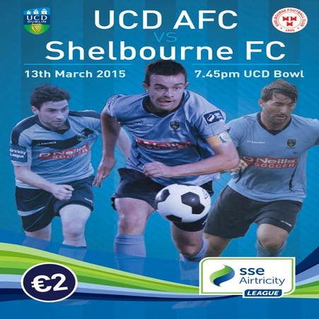 UCD AFC vs Shels 40pg a5 PREVIEW reduced | PDF | Soccer | Sports