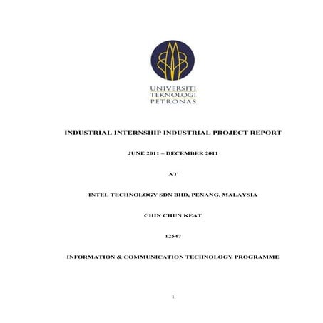 INDUSTRIAL_INTERNSHIP_INDUSTRIAL_PROJECT_REPORT | PDF