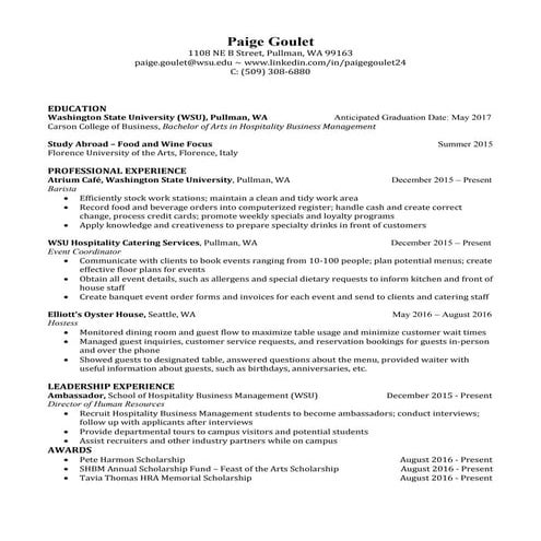 Gabrielle Resume | DOCX