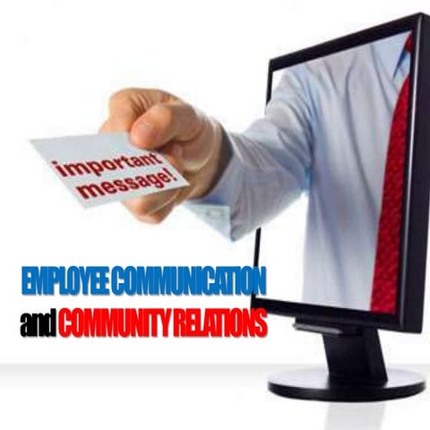 Employee Communication & Customer Relations | PPT