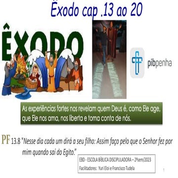 8 Exodo 13 - 20.pptx | Judaism | Religion & Spirituality