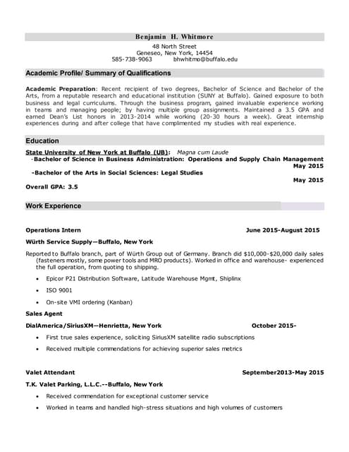 job Resume | PDF