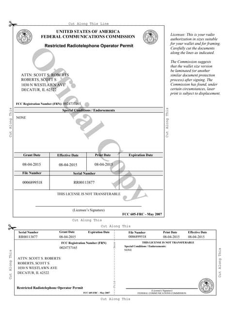 New FCC License | PDF