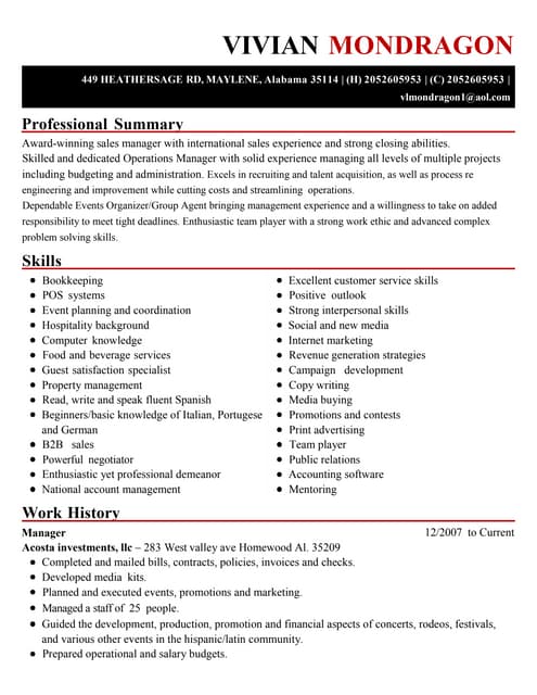 Sam Carmel Resume | PDF