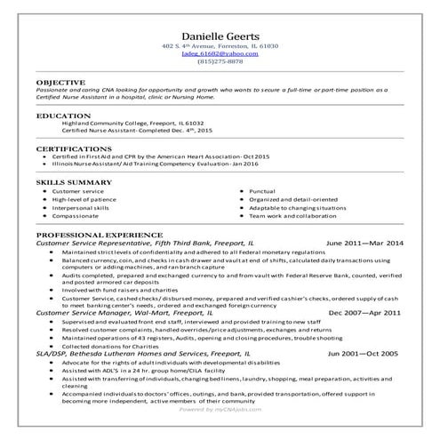 mycna-resume | DOCX