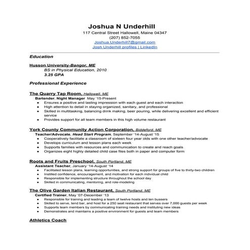 JoshsProfessionalResume (4) | PDF