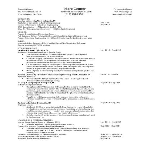 Resume-Nick Marlow | PDF