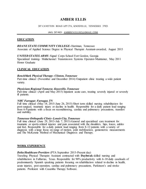 Amber Ellis presentations