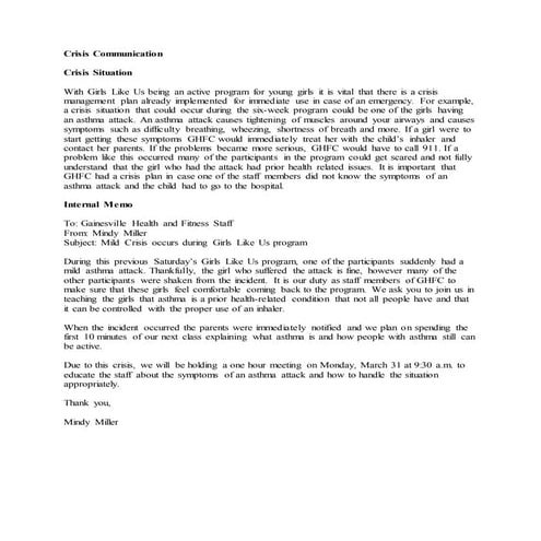 FINAL MEDIA KIT- Crisis Management | PDF