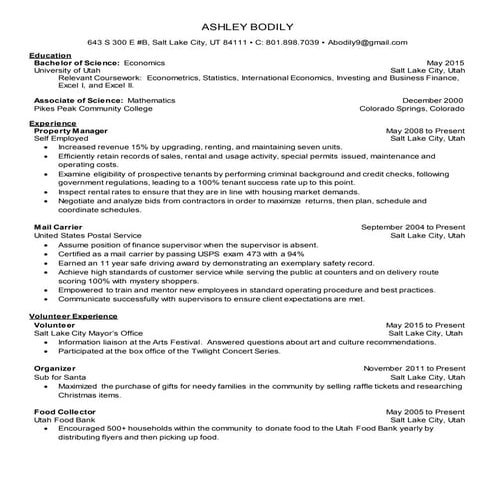Jennifer Jolley Resume 2016 | DOCX