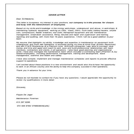 COVER LETTER JP DE JAGER | DOCX