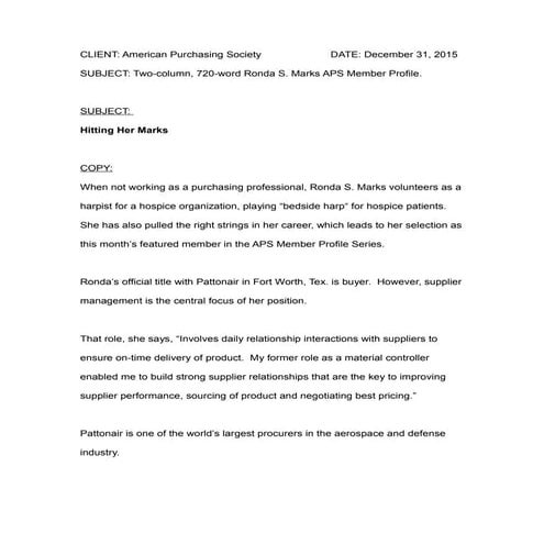 APS Article Member Profile | DOC