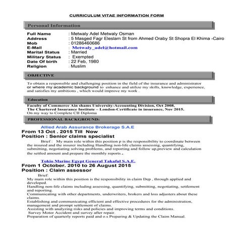 CV-Chantal mansour | DOC