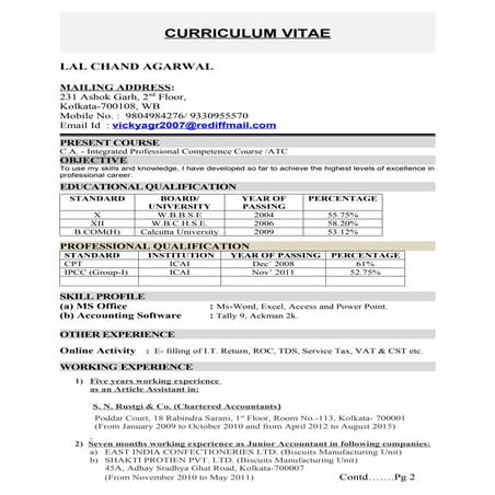 cv Hites | PDF