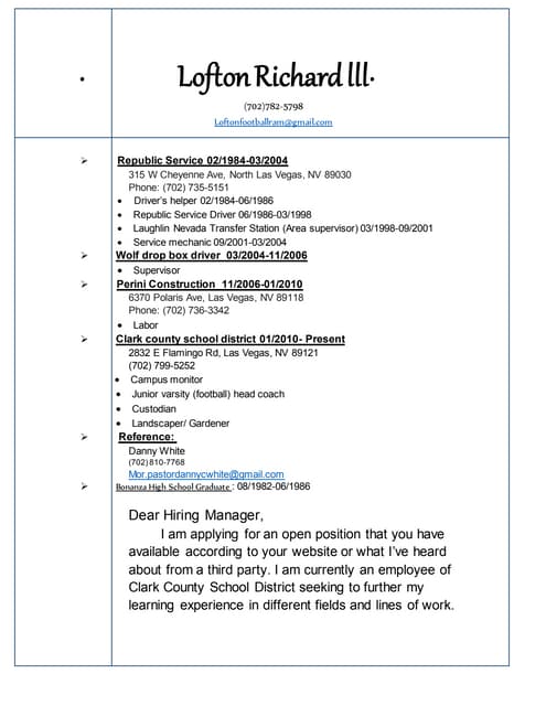 Shelley Lowe's Resume General All Skill Sets (1) | PDF