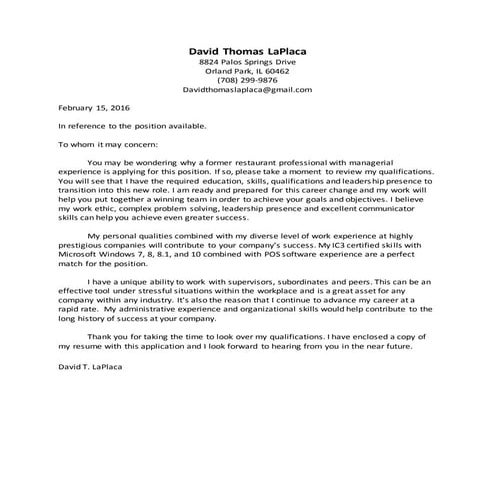 COVER LETTER 2016 | DOCX